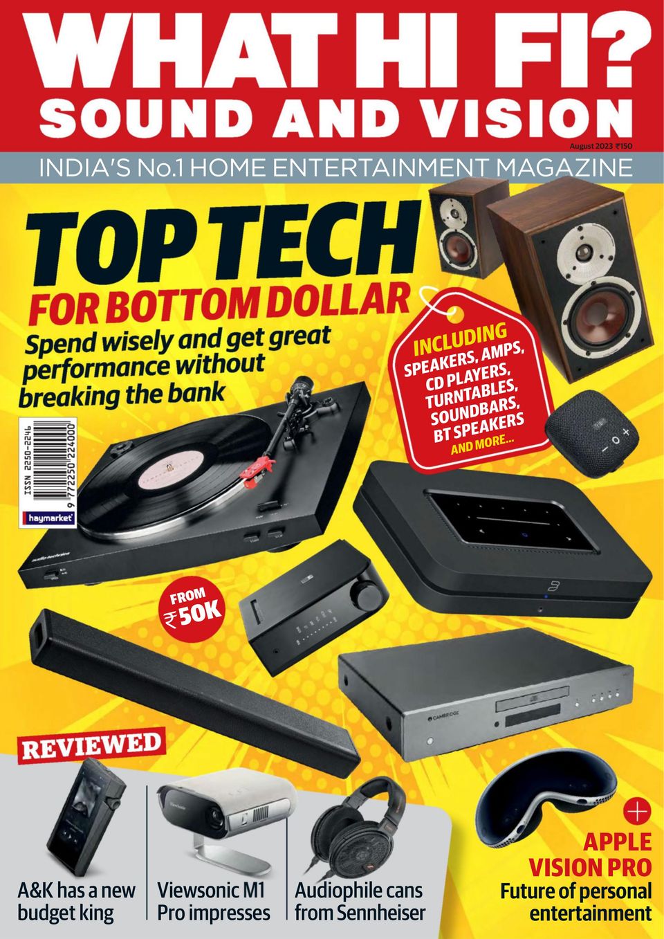 What Hi-Fi Sound and Vision India-August 2023 Magazine